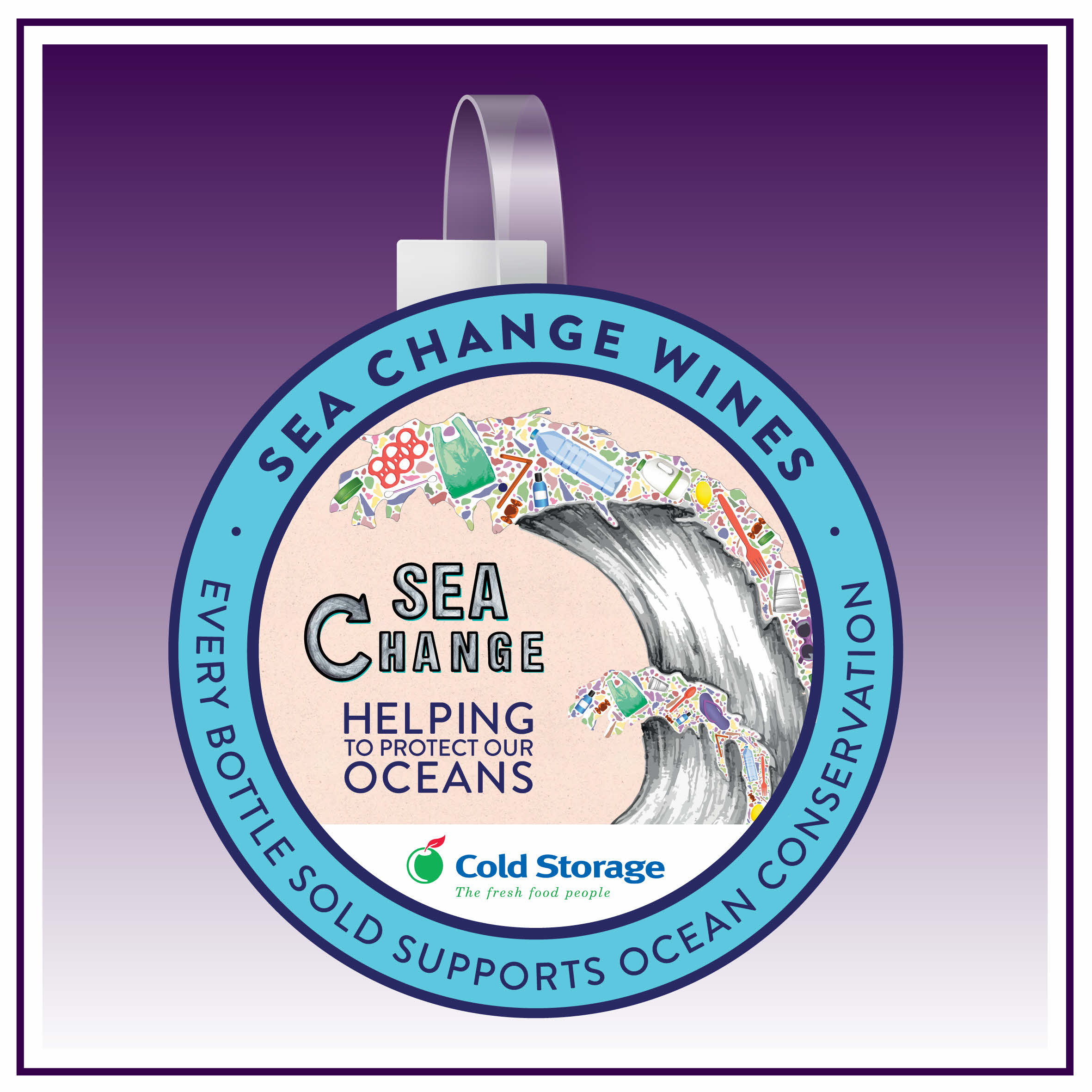 125mm Diameter Custom Shelf Wobblers