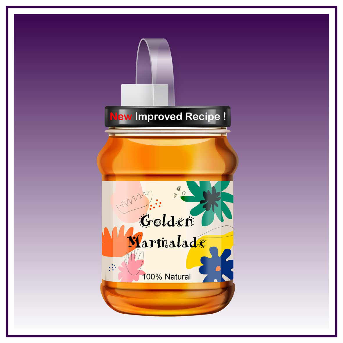 68mm x 100mm Jar Shaped Shelf Wobblers